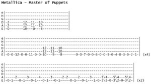 Top 10 Metallica Riffs (mit Tabs) | Gitarrat